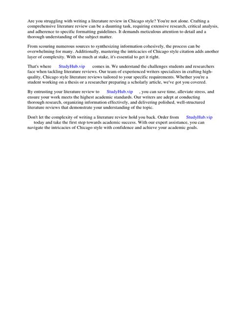 Literature Review Chicago Style Example Pdf Mental Disorder Literature Review Chicago Style Example Pdf Mental Disorder