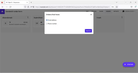 how to setup an email template and send abandon emails