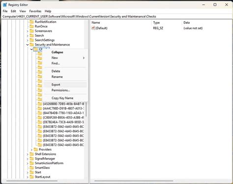 Restore Security And Maintenance Settings For Messages Windows Ninjaone