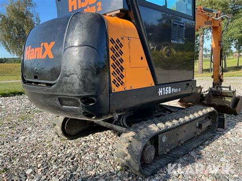 Grävmaskinminigrävare Hanix H15b Plus 2 Örebro Klaravik A