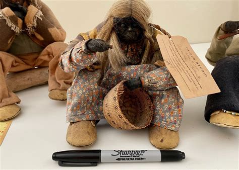Lillian Smart Ta Nuk 1930s Native American Indian Apple Head Dolls