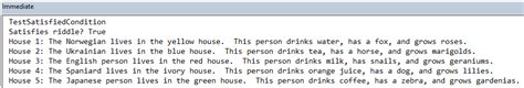 logic puzzle solution part 2 testing the neighborhood class module