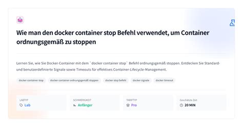 Docker Container Stoppen Anleitung Für Den Docker Container Stop