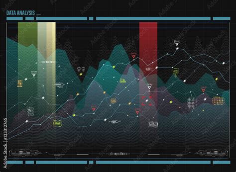 Data Analysis Visualization Futuristic Infographic Information