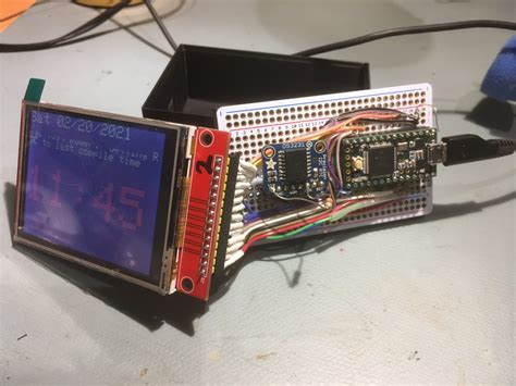 Ili9341 Based Digital Clock Project Paynters Palace