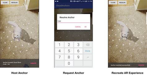 build shared augmented reality experience for android using sceneform