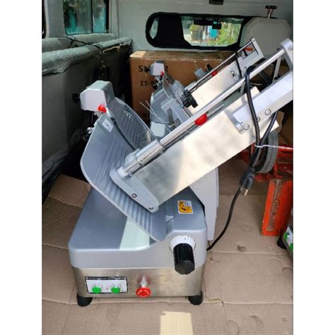 Fully Automatic Meat Slicer 12 Inch For Bacon Samgyeopsal Tapa Tocino Heavy Duty Shopee