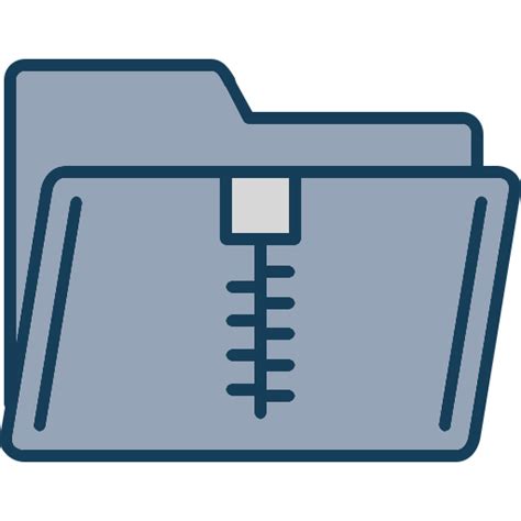 Zip Folder Free Files And Folders Icons