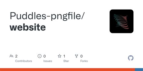 GitHub Puddles Pngfile Website