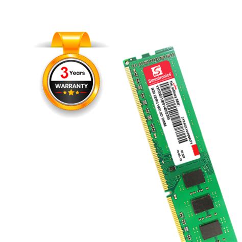 8GB DDR3 DESKTOP RAM 1600 MHZ Simmtronics