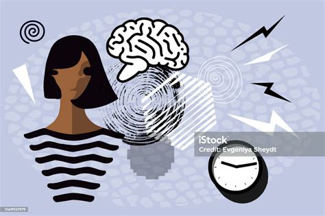 인간의 두뇌와 여성 시계와 추상적 인 모양을 가진 예술 콜라주 소셜 네트워킹 사업의 개념 교육에 대한 스톡 벡터 아트 및 기타