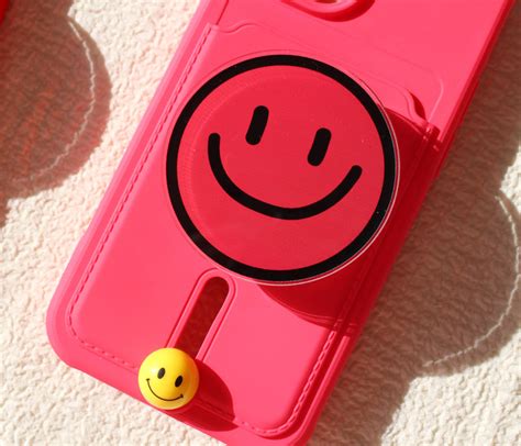 아이폰15입고 ️힙 스마일 카드슬라이드 폰케이스 아이디어스
