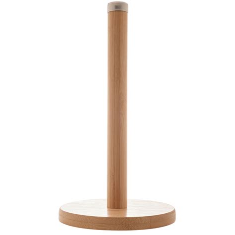 Suporte Organizador Porta Papel Toalha De Bambu Lyor 14x26 Importados