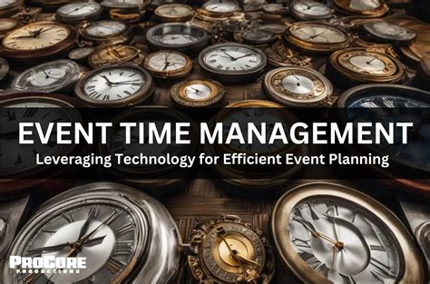 event time management tools for efficient event planning