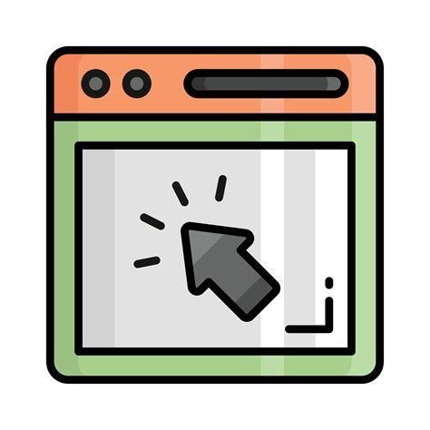 Web Cursor Icon Isolated On White Background Vector Art At Vecteezy