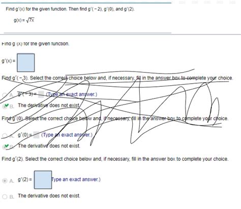 solved find g′ x for the given function then find