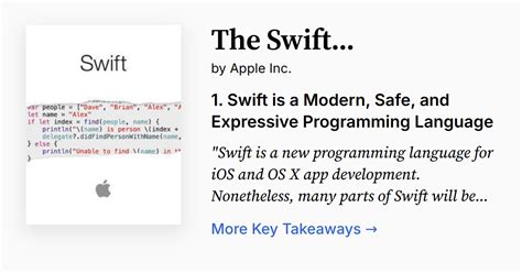 The Swift Programming Language Summary Quotes Audio