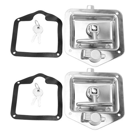 Pcs Truck Tool Box Latch Stainless Steel Toolbox T Handle Latch With Keys For Camper RV