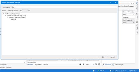 Not Able To Find The ListSystem Collection Generic List Latest UI Path Studio Studio UiPath