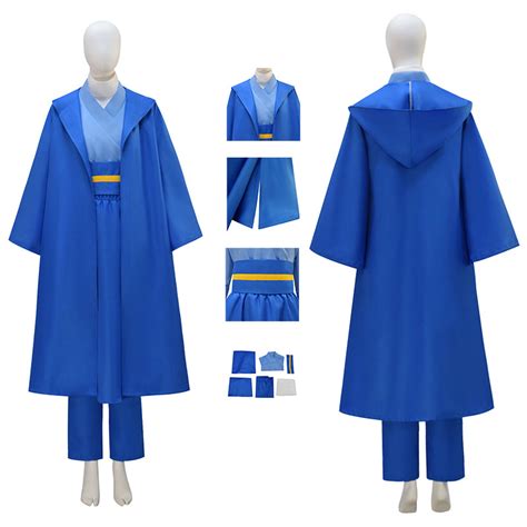 Star Wars Andor Season 1 Leida Mothma Cosplay Costume Blue Halloween F