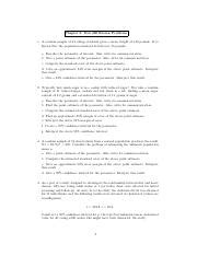 Statistical Estimation Review Problems And Confidence Intervals Course Hero