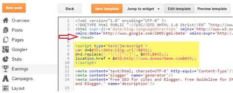 Redirect All Blog Post To Other Blogger Sitesbay
