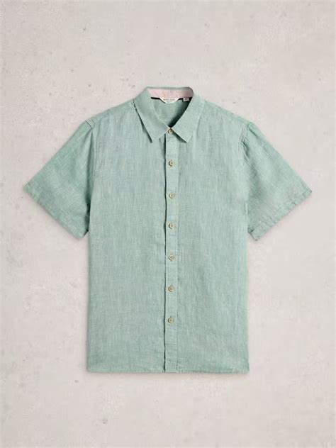 Keswick Short Sleeve Linen Shirt Young Ideas And Henmores