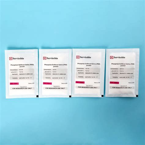 Pbs Buffer Dry Powder Pbs Phosphate Buffered Saline Medical Lab Solution Pbs Buffer Dry Powder