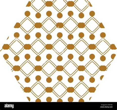 chinese hexagon with asian ornate intertwined zigzag squares small