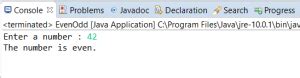 Java Program Check If Number Is Even Or Odd