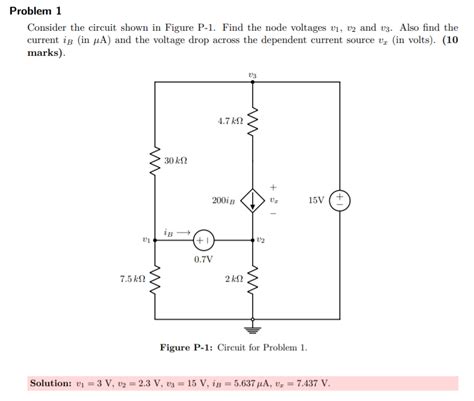 Solved Problem Consider The Circuit Shown In Figure P Chegg
