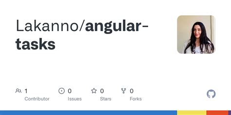 Github Lakannoangular Tasks