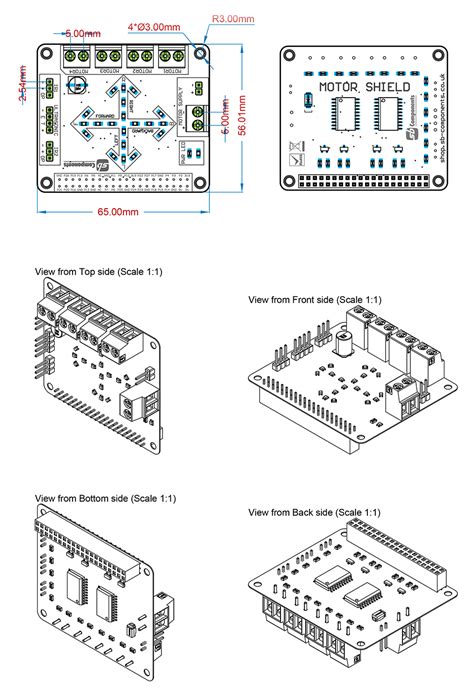 Motorshield For Raspberry Pi Raspberry Pi Motor Shield Sb Components Ltd