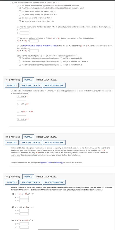 Solved A Is The Normal Approximation Appropriate For This Chegg