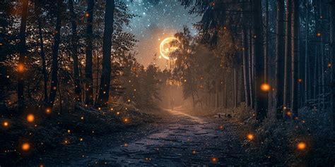 큰 나무와 자연의 아름다움으로 둘러싸인 무성한 녹색 숲 사이의 평화로운 길을 혼자 걷는 사람 걷는 사람 숲길 자연 속에서 걷기 배경 일러스트 및 사진 무료 다운로드