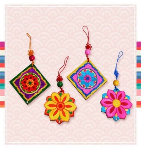 Tt01180 전통문양 우드 노리개 B 티몬