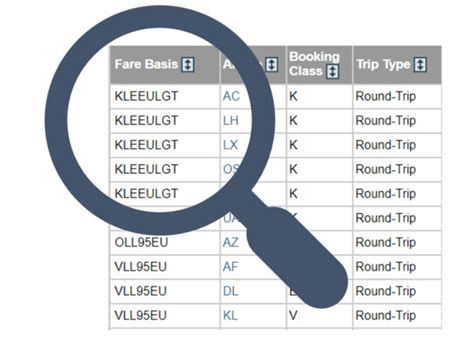 Fare Basis Codes Einführung