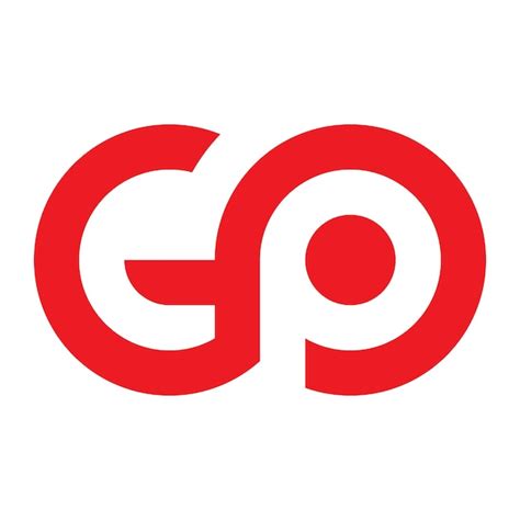 Premium Vector Go Or Gp Logo Concept