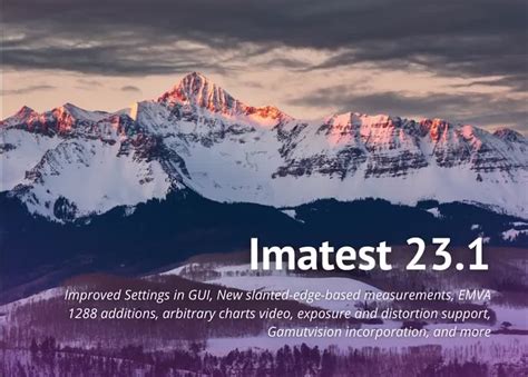 Imatest On Linkedin Imatest Version 231 Is Herefeaturing Improved