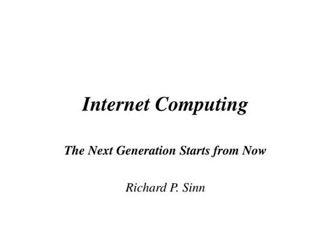 Ppt Internet Computing Powerpoint Presentation Free Download Id