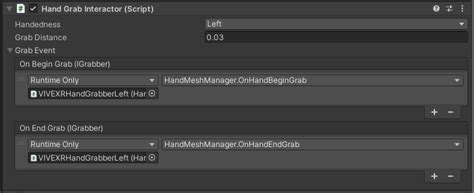 Unity Realistic Hand Interaction Beta Vive Openxr Developer Resources