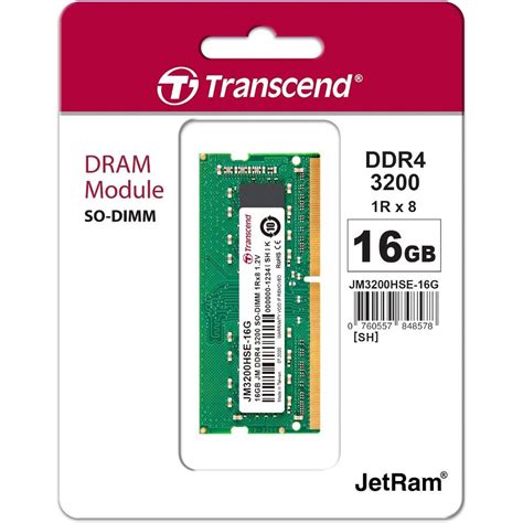 16gb 16gbx1 Ddr43200 So Dimm Ram Notebook แรมโน้ตบุ๊คหน่วยความจำ