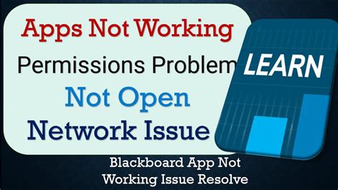 How To Fix Blackboard App Not Working Space Issue Network