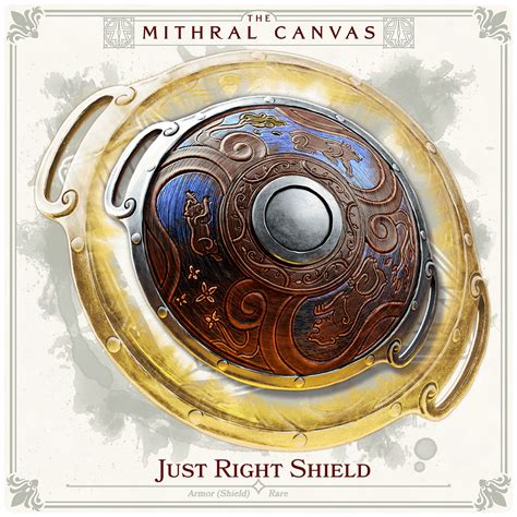 [oc Art] Just Right Shield Shield [the Mithral Canvas] 5e R Dndhomebrew