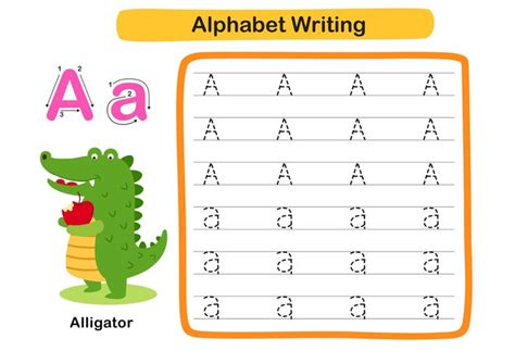 Letter Writing A Alphabet Worksheets Kindergarten Lettering Lettering Alphabet