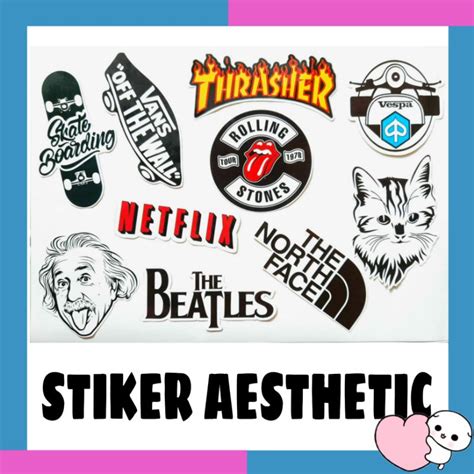 Jual Stiker Aesthetic Stiker Tumblr Stiker Case Hp Stiker Laptop