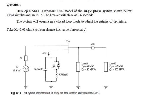 Develop A Matlabsimulink Model Of The Single Phase