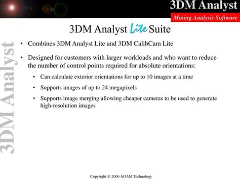 Ppt Using 3dm Analyst Mine Mapping Suite For Rock Face Characterisation Powerpoint