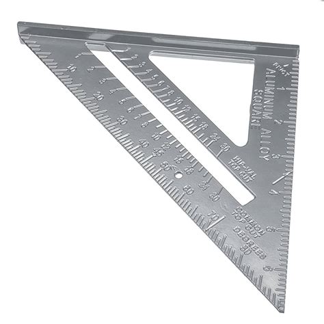 Zeast 7 Inch Aluminum Alloy Measuring Ruler Speed Grandado