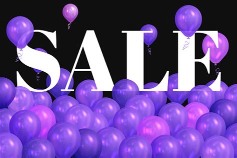 텍스트 판매와 현실적인 화려한 풍선 특별 행사 상점 배너 광고 쇼핑에 대한 배경 웹 배너 머리글입니다 벡터 일러스트레이션 가격에 대한 스톡 벡터 아트 및 기타 이미지